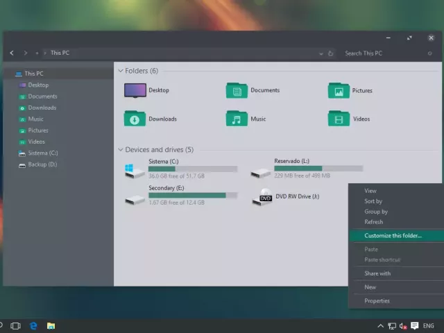 Green themes for Windows 10 - TOP 60 files to personalize the Windows ...