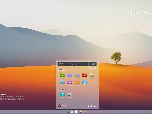 Скин Frost Glass V7 для Rainmeter скачать на VSThemes.org