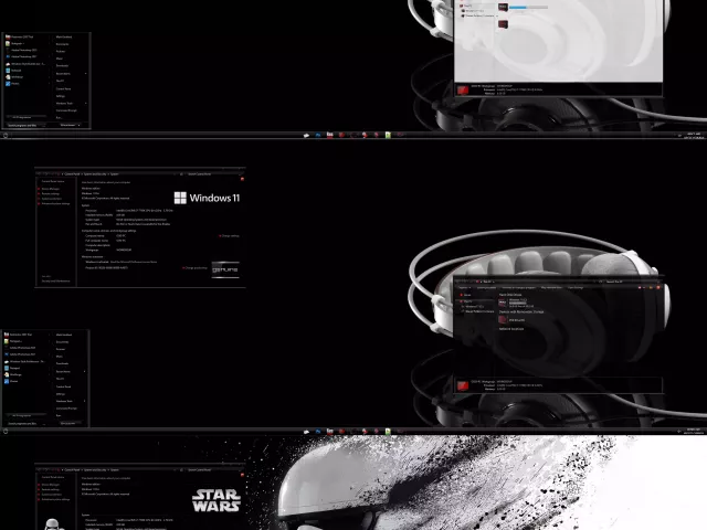 Theme Asus TUF, the golden version for Windows 11 download on VSThemes.org