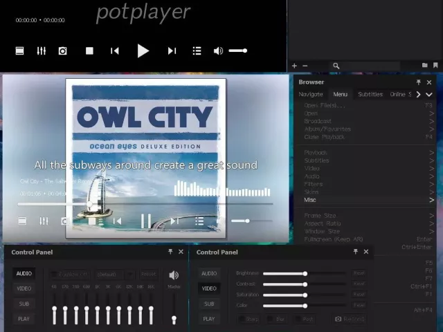 Skin Splash, the second version for PotPlayer download on VSThemes.org