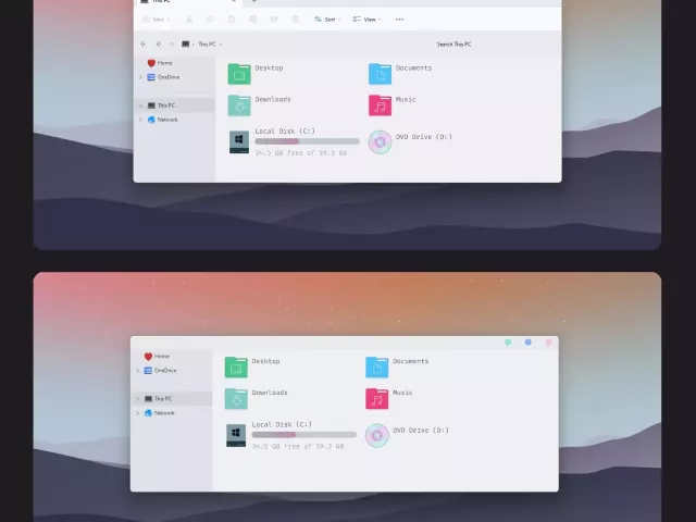 Theme Mac OS Style for Windows 11 download on VSThemes.org