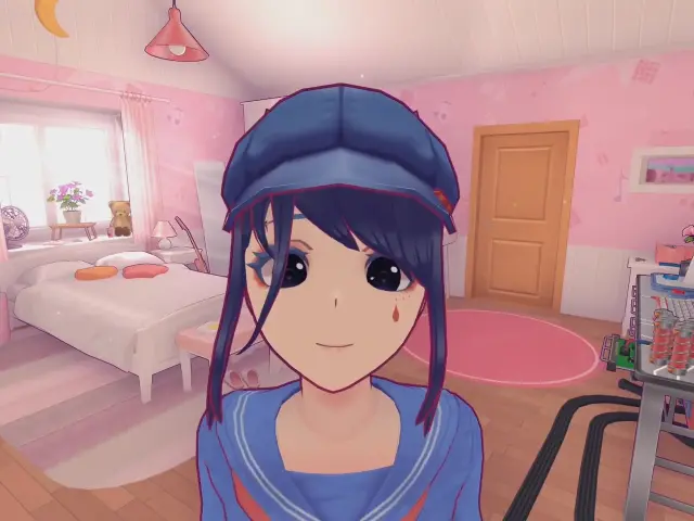 Live wallpaper Mita Cap (lying) - MiSide download on VSThemes.org