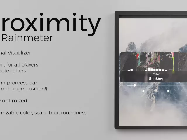 Music player for Rainmeter - TOP 60 files to personalize the Windows ...