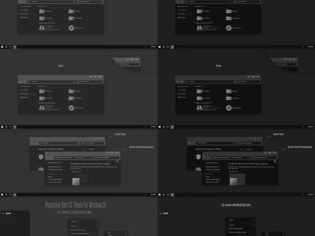 300+ Collection «Dark themes for Windows 10» to personalize the Windows ...