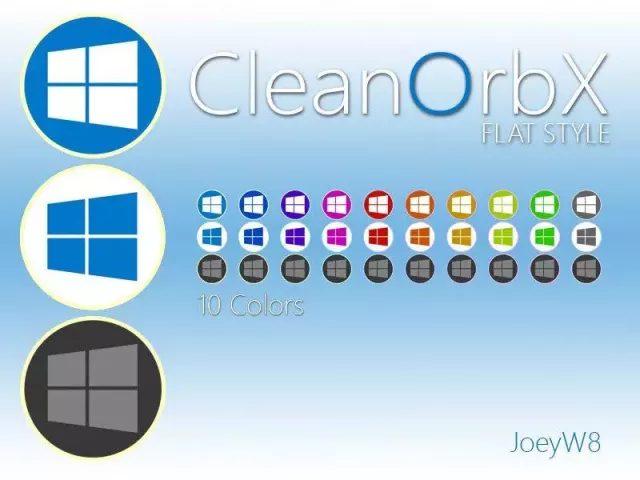 Start orb Original Windows 8.1 flag, 23 colors for Windows download on ...