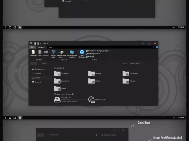 Theme Windows 12 for Windows 11 download on VSThemes.org