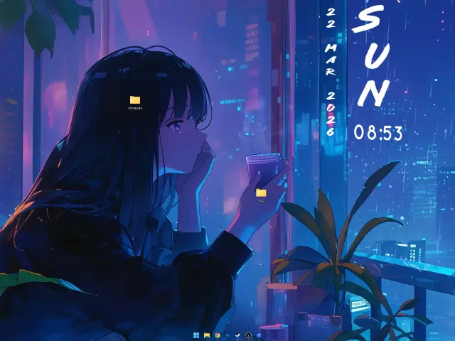 Skin Robik for Rainmeter download on VSThemes.org