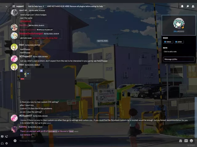 Theme Aesthetic-rain for Discord download on VSThemes.org
