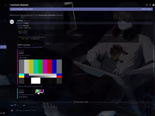 Theme NieR: Automata v.2 for Discord download on VSThemes.org