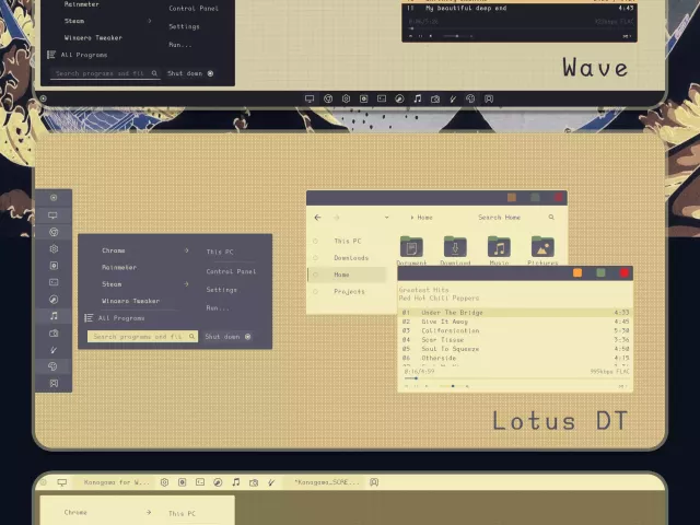 Theme Everforest for Windows 11 download on VSThemes.org