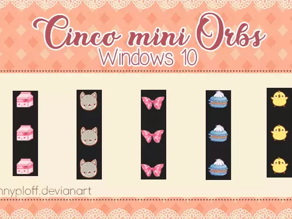 Start orb Cats paw, 24 options for Windows download on VSThemes.org