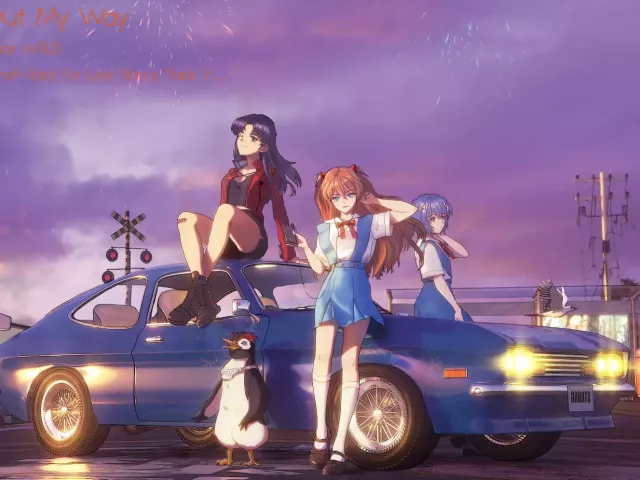 Live wallpaper Evangelion Asuka 4K download on VSThemes.org