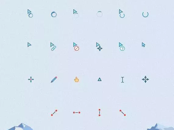 Cursors BreezeMod, 21 animation version on Windows download on VSThemes.org