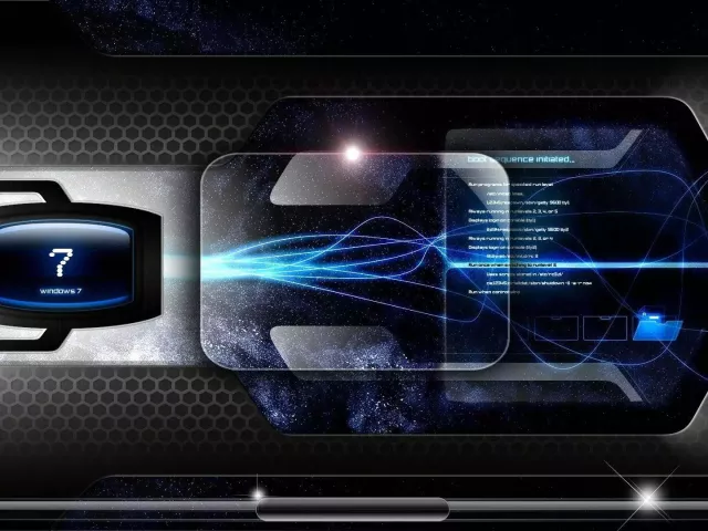 Login screen HUD Machine, black and green version for Windows download ...