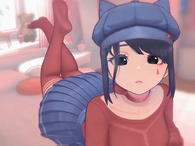 Live wallpaper Cute Mita (MiSide) download on VSThemes.org