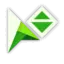 Cursors Triangular lime on Windows download on VSThemes.org
