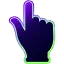Cursors Night Neon on Windows download on VSThemes.org