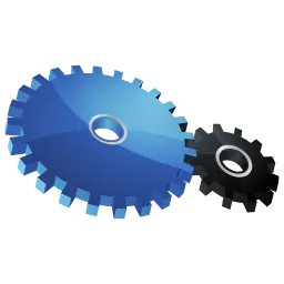 Icons Hydro PRO, black and blue version download on VSThemes.org