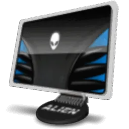 Icons Alienware, black and blue version download on VSThemes.org
