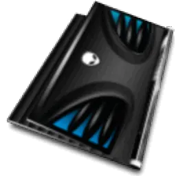 Icons Alienware, black and blue version download on VSThemes.org