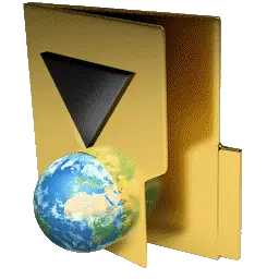 Icons Exodo, black and gold set download on VSThemes.org