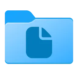 Icons Blue Windows 11 Folders download on VSThemes.org