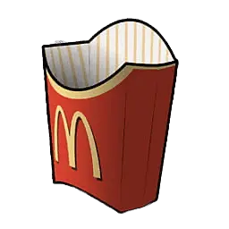 Icons Frensh Fries Recycle bin download on VSThemes.org